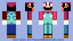 Classic Mario Skin Minecraft Skin