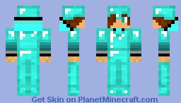 diamond armoured swordsman Minecraft Skin