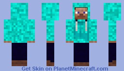 Hoodie Steve Minecraft Skin