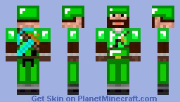 Creeper Armour Minecraft Skin