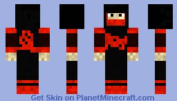Blood ninja Minecraft Skin