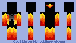 Fire Ninja Minecraft Skin