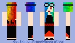 Black Dress Minecraft Skin