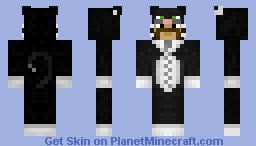 AlChestBreach in a Cat Suit Minecraft Skin