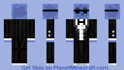 secret agent slime Minecraft Skin