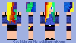 Rainbow Dash Minecraft Skin
