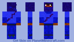 Blue Ninja!! 2nd skin Minecraft Skin