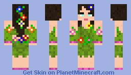 Nature Girl Minecraft Skin