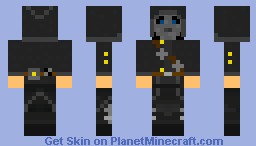 Corvo (from the game dishonored) Minecraft Skin