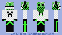 Badass creeper Minecraft Skin