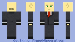 agent 47 Minecraft Skin