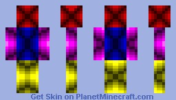 Rainbow shader Minecraft Skin