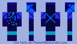 BLUE MAN Minecraft Skin