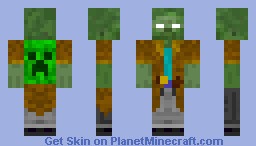 Zombiebrine Minecraft Skin