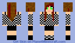 Checkered Girl Minecraft Skin