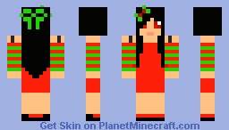 Holiday girl (Fixed) Minecraft Skin