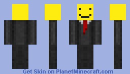 Smiley in Suit Minecraft Skin