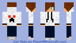 update creeperface red Minecraft Skin