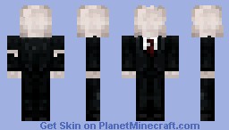 slender man Minecraft Skin