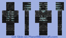Wither Steve Minecraft Skin