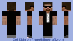 Security Steve Minecraft Skin