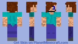 Gamecopier Steve - From 1.5 Trailer Minecraft Skin