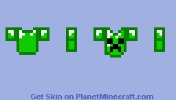 Creeper armor Minecraft Skin