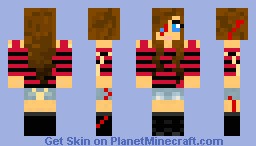 Hot girl Survivor (Cut ) Minecraft Skin