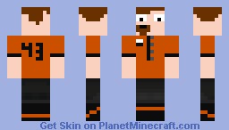 Test subject 43 codename "Robert" Minecraft Skin