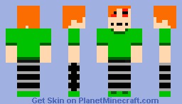 Zipper Mouth Minecraft Skin