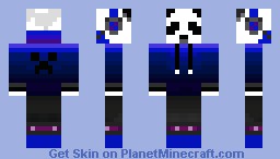 Blue Panda Minecraft Skin