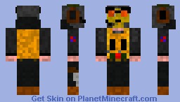 Ghost mw2 Minecraft Skin