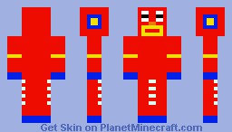 Red Robot Minecraft Skin
