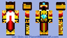 butter death king Minecraft Skin