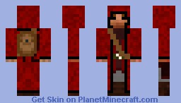Red Monk Minecraft Skin