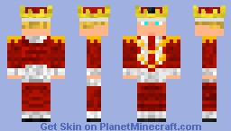 King *Detailed* Minecraft Skin