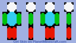 block head Minecraft Skin