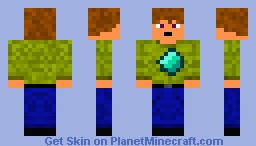 Light Blue Logo Minecraft Skin