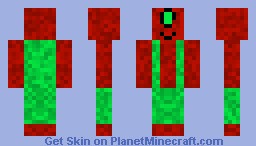 red cyclops Minecraft Skin