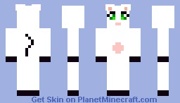 White cat Minecraft Skin