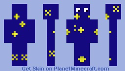 Blue star man/Europe Minecraft Skin
