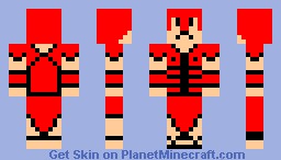 red spartan Minecraft Skin