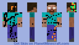 Herobrine corruption 1 Minecraft Skin