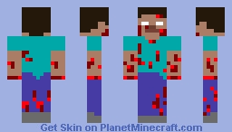 Bloody Steve Minecraft Skin