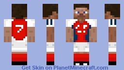Arsenal Home Kit 24/25 Minecraft Skin