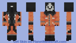SCP: 5K Class-D Jumpsuit (No hood) Minecraft Skin