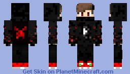 Red Fire Minecraft Skin