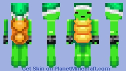 Turtle Hat Minecraft Skin