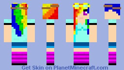 Rainbow Dash Minecraft Skin