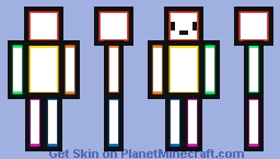 Rainbow Cube Minecraft Skin